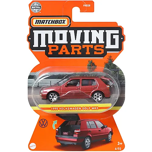 Matchbox Moving Parts VW 1995 Volkswagen Golf MK3 1 64 Autos