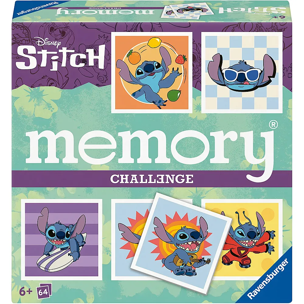 Ravensburger Lilo & Stitch Challenge memory Disney Stitch | Memory