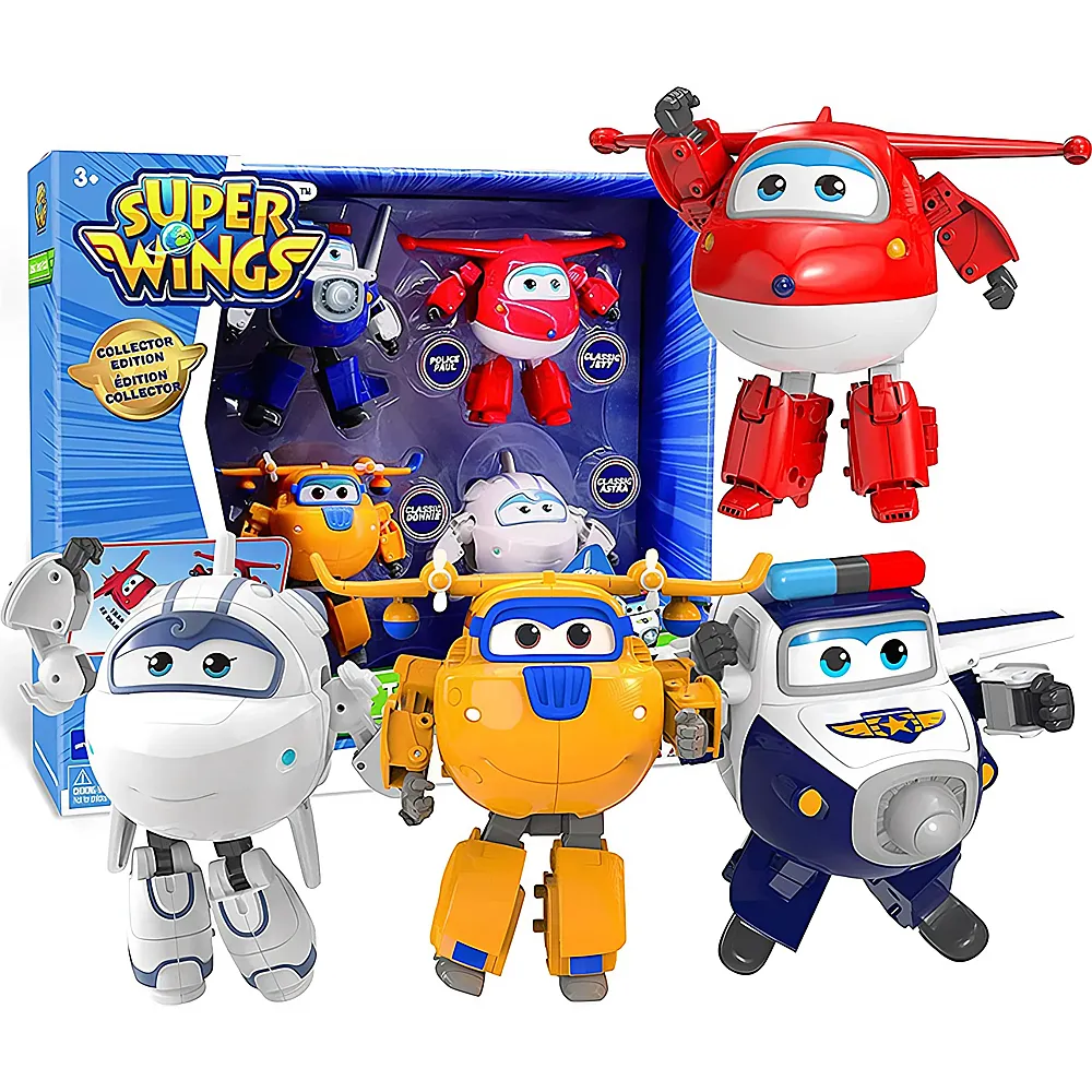 meinspielzeug - Alpha Toys Super Wings Transforming-Set 4er Set 13cm ...