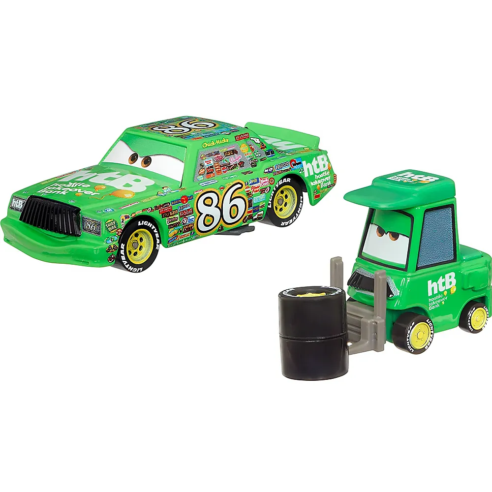 meinspielzeug - Mattel Disney Cars Chick Hicks & Chick Hicks Pitty 1:55 ...