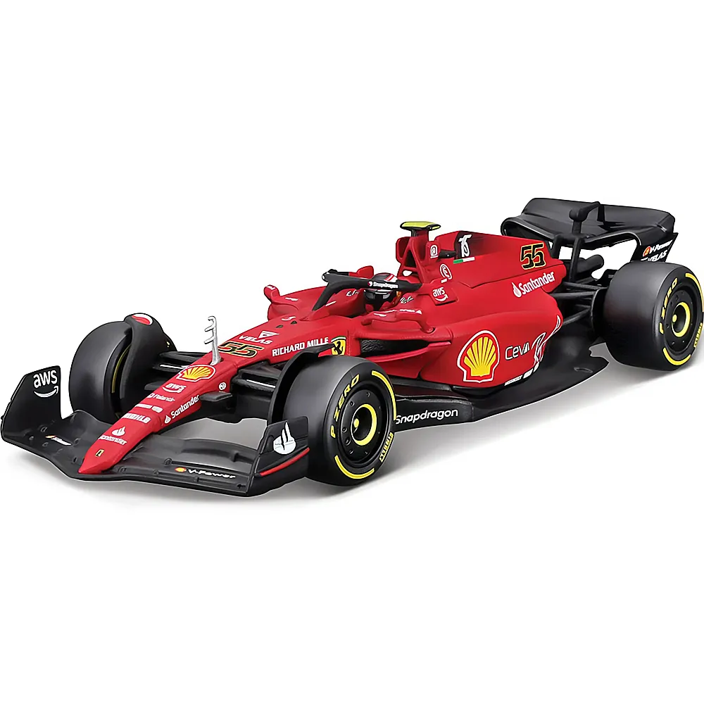 Bburago 1:43 Ferrari F1-75 C. Sainz 2022 | Die-Cast 1:43