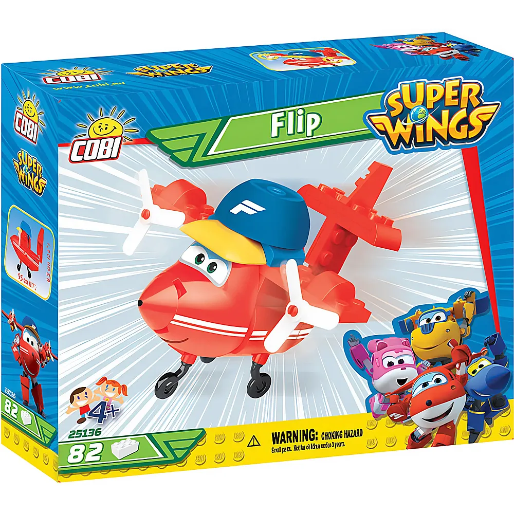 meinspielzeug - COBI Super Wings Flip 25136 | Klemmbausteine Lizenzen