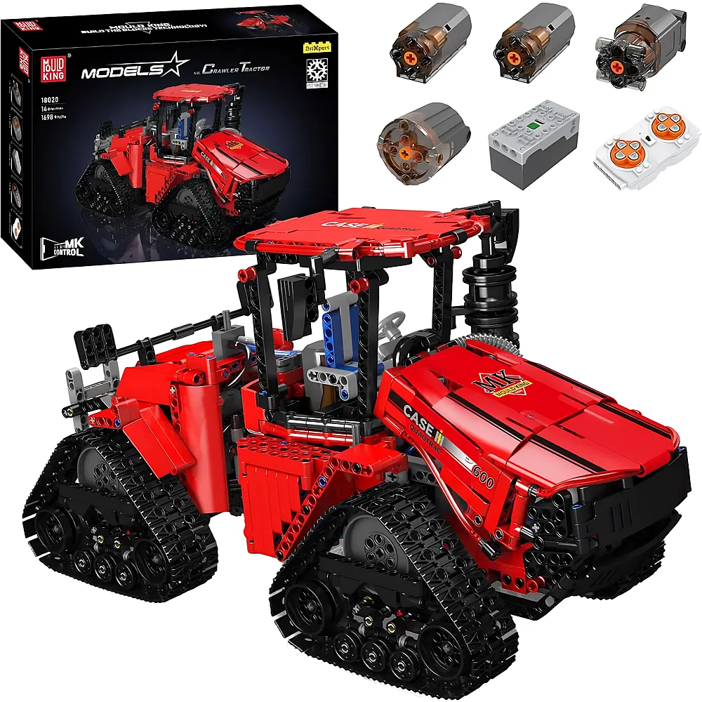 meinspielzeug - Mould King Models Ferngesteuerter Traktor mit Raupen ...