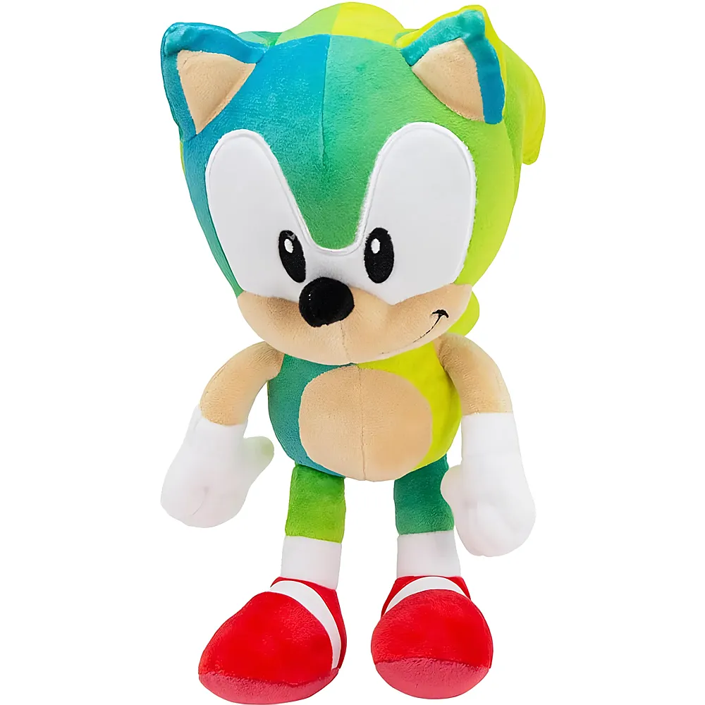meinspielzeug - Play by Play Sonic The Hedgehog Grün/Türkis 30cm | Lizenzfiguren Plüsch