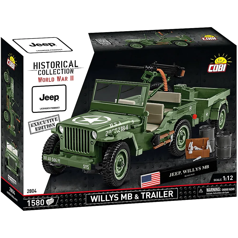 meinspielzeug - COBI Historical Collection Jeep Willys MB 2804 ...