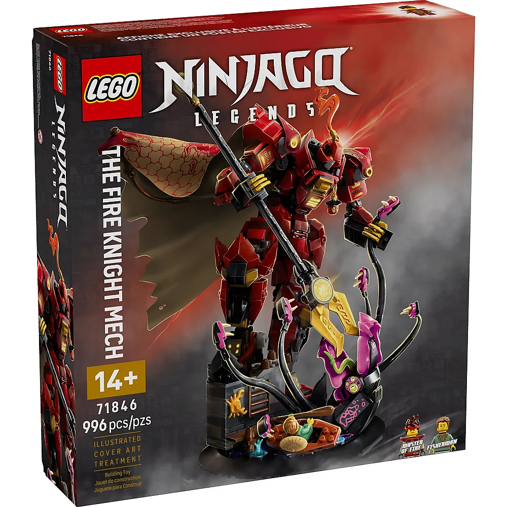 meinspielzeug - LEGO Ninjago Der Feuerritter-Mech 71846 | Klemmbausteine