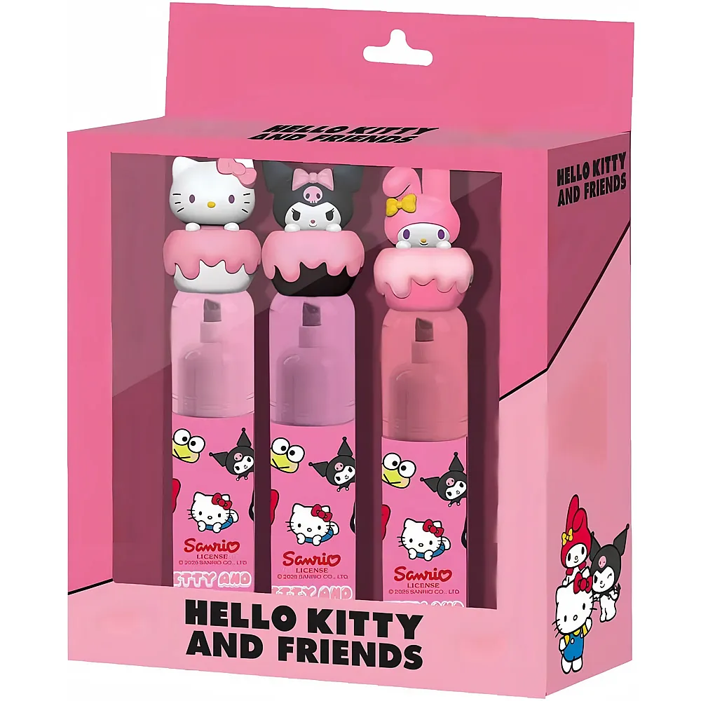 meinspielzeug - Canenco Hello Kitty Marker-Set 3 Stück im Set