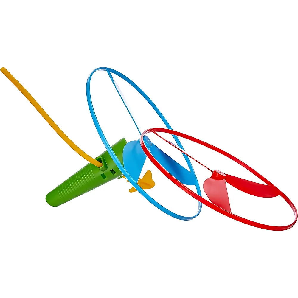 meinspielzeug - Lena Flugkreisel mit 2 Rotoren 20 cm | Wurfspiele