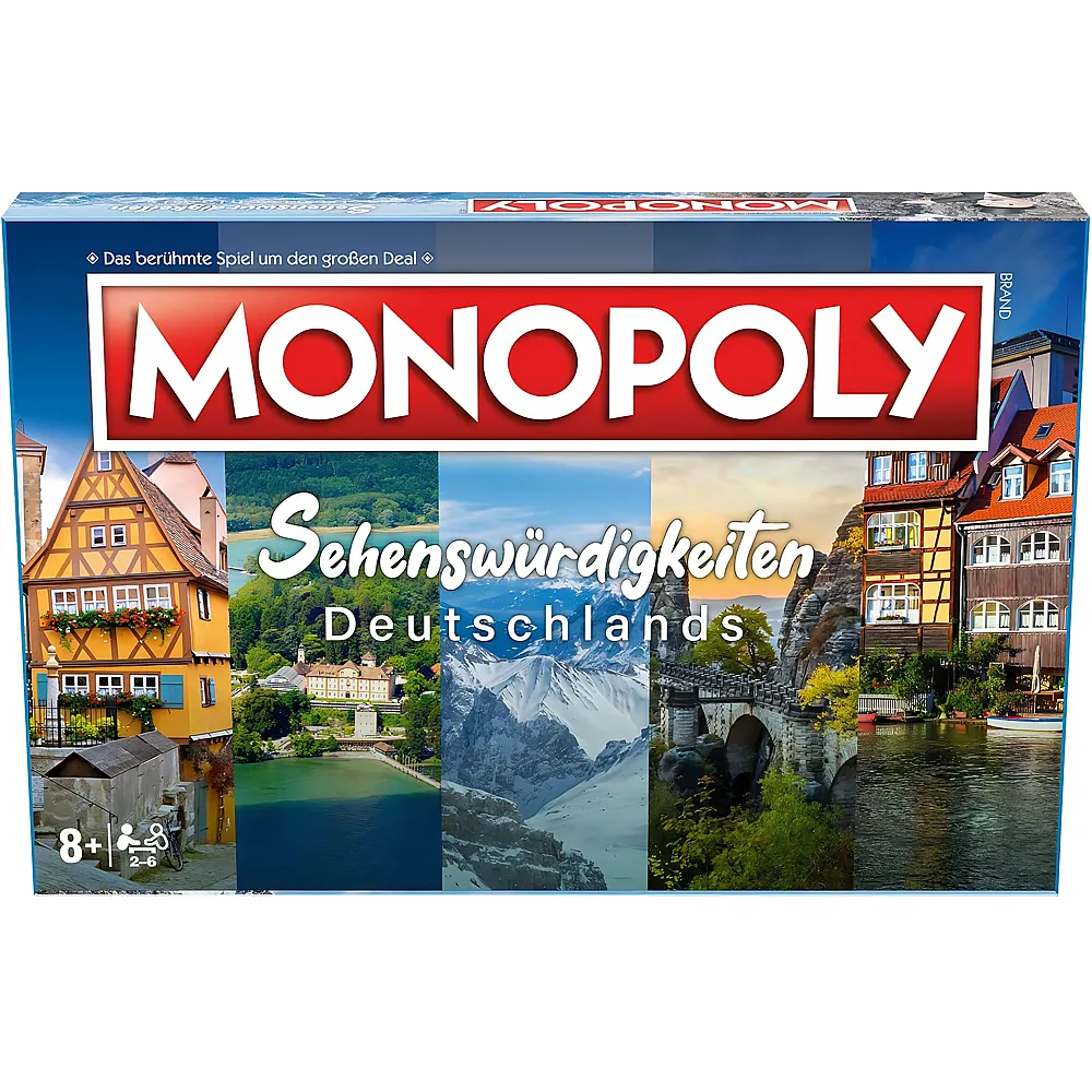 Winning Moves Monopoly Sehenswürdigkeiten Deutschlands DE | Familienspiele