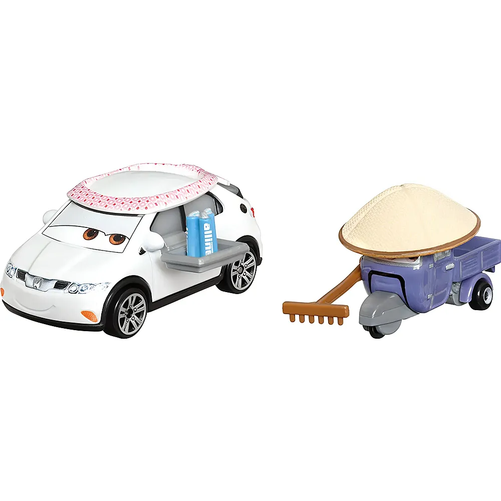 meinspielzeug - Mattel Disney Cars Mike Fuse & Zen Master Pitty 1:55 ...
