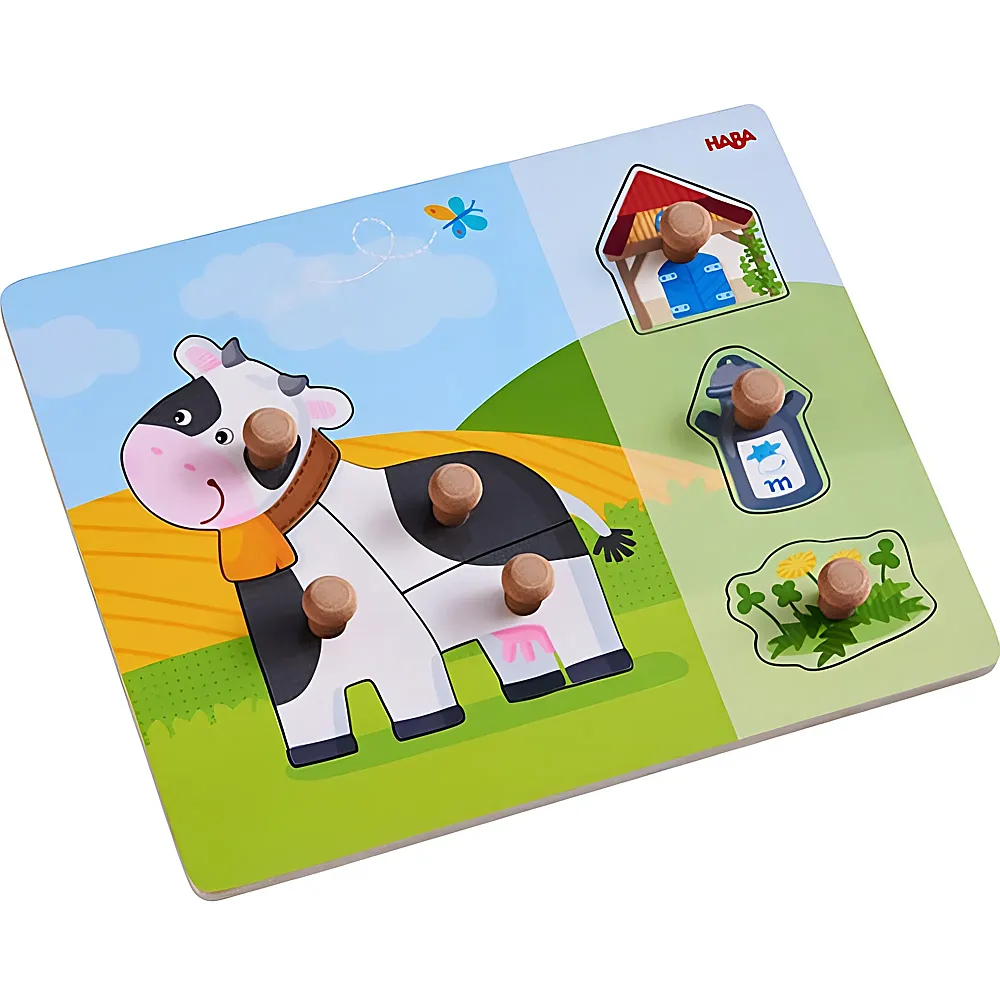 HABA Greifpuzzle Kuh Annabell | Kleinkind-Puzzle