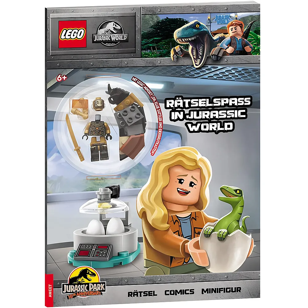 meinspielzeug - Ameet LEGO Jurassic World Rätselspass in Jurassic World ...